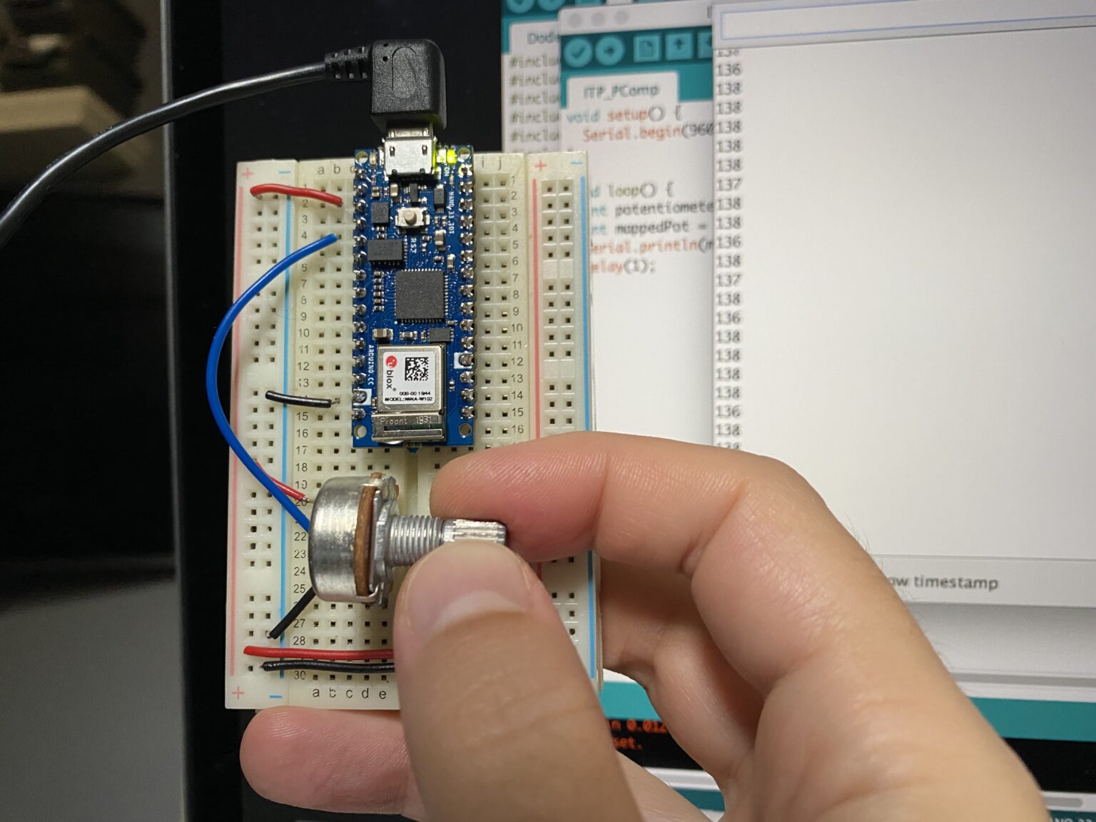 Lab: Serial Input to P5.js – Brandon Roots